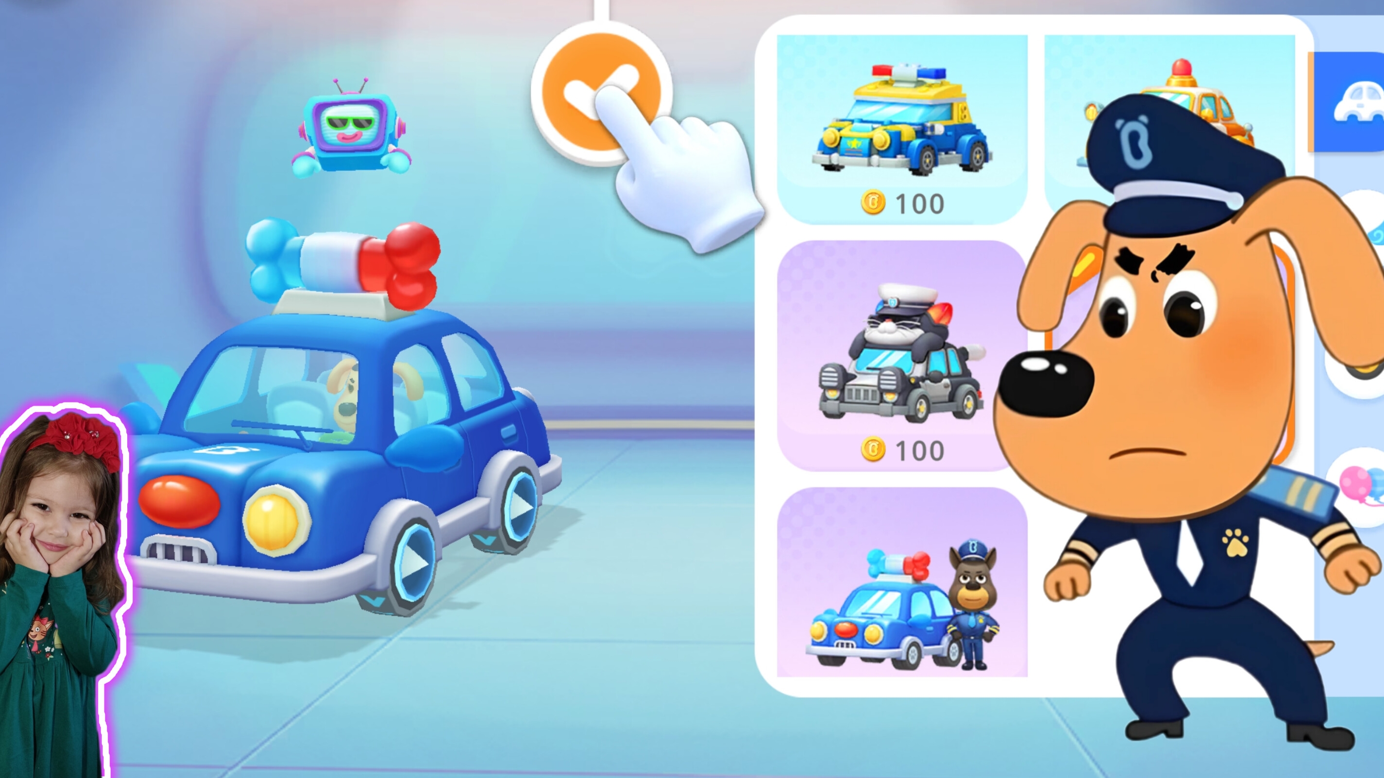 Школьный автобус игра  😼 Шериф Лабрадор 😼 Полицейская машина ❤️ BabyBus ❤️ Ава и папа