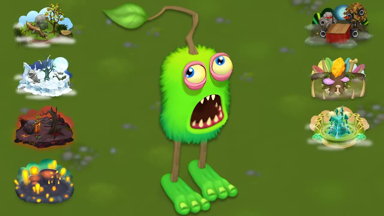 Зерномех - Все Песни и Анимации Монстра (My Singing Monsters, Мои Поющие Монстры, Msm,