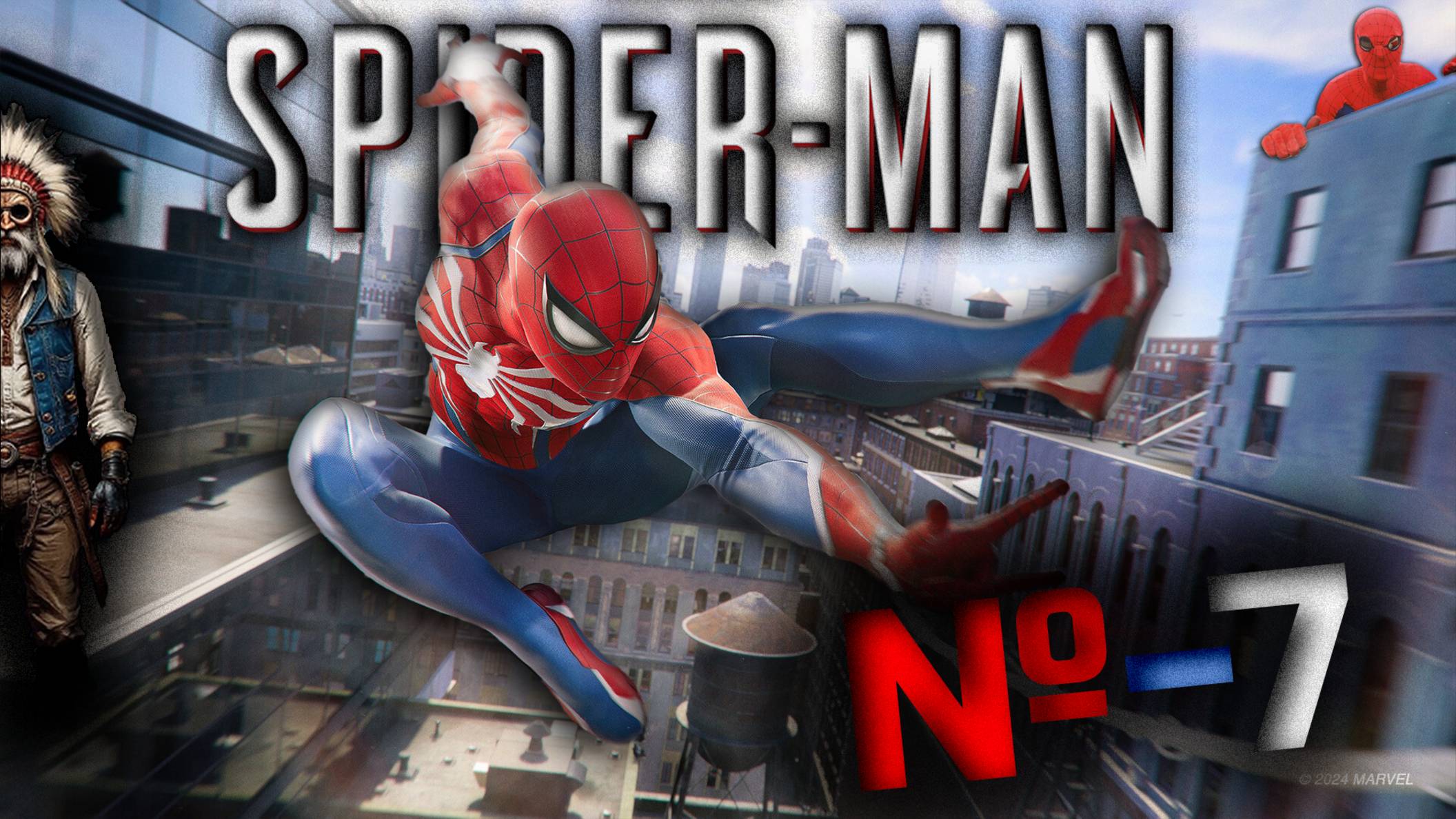 Spider-man: remastered "Ч-7"Эхо прошлого "▶️ с комм на ПК в формате21:9🖥️Озвучиваю всех персон