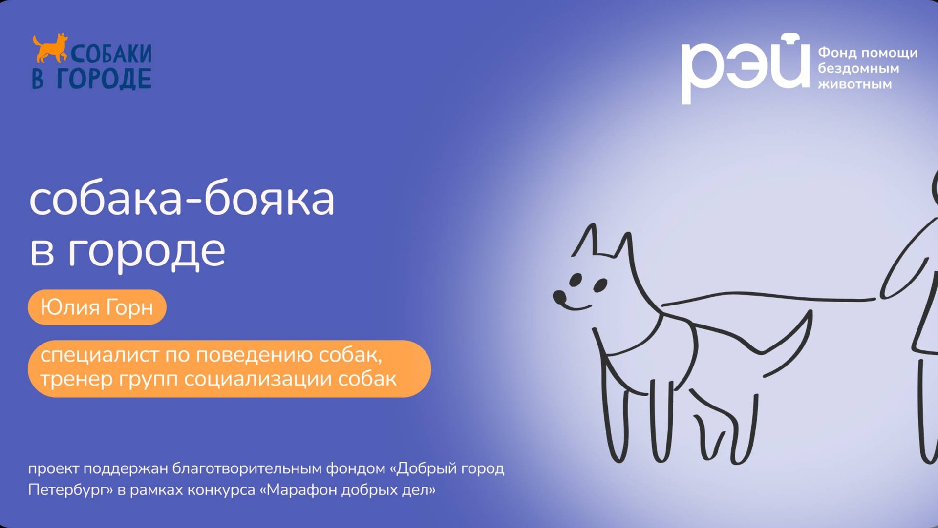 Собака-бояка в городе