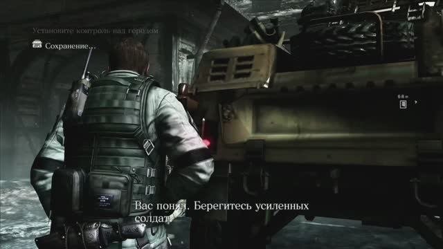 прохождение Resident Evil 6 кампания за Криса и Пирса глава 2