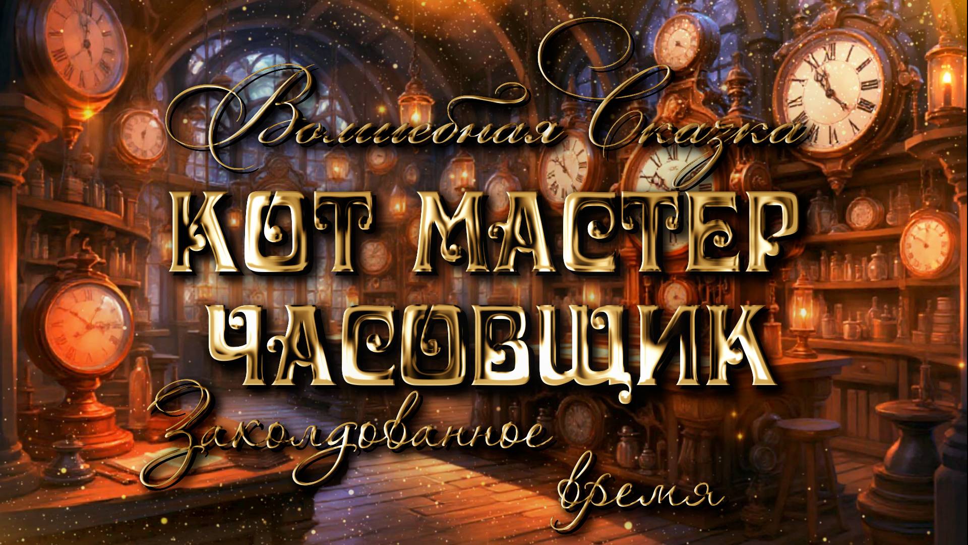 Сказка Кот Часовщик. Заколдованное время.