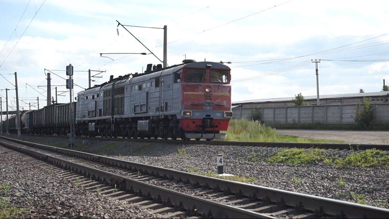 Тепловоз 2ТЭ10М-3434. Звук 10Д100.