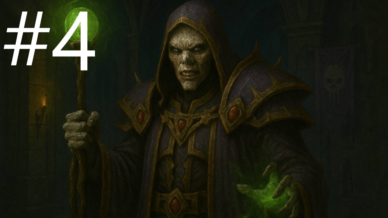 #4 Warcraft III Кампания нежити , повелитель тьмы,возвращение в нортренд