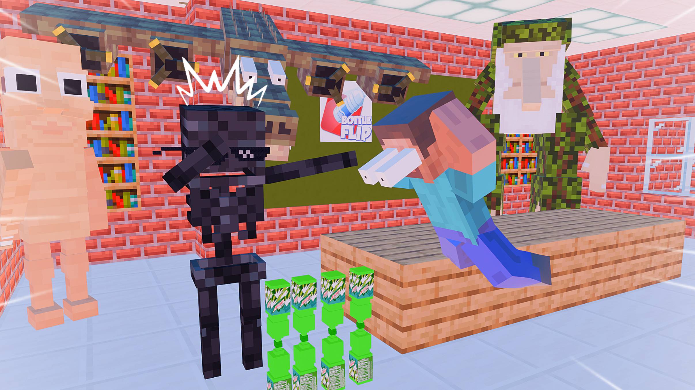 Monster school Minecraft, мультики Майнкрафт