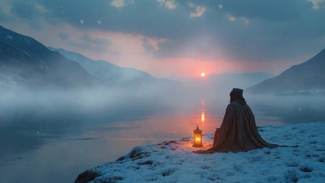 Persian Frozen Oasis ｜ Mystical Dark Stillness [1HR]