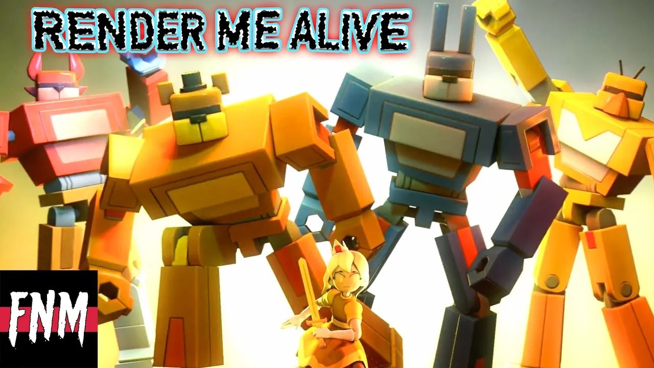 FNAF SONG "Render Me Alive FEMALE VERSION" (ANIMATED LYRICS)