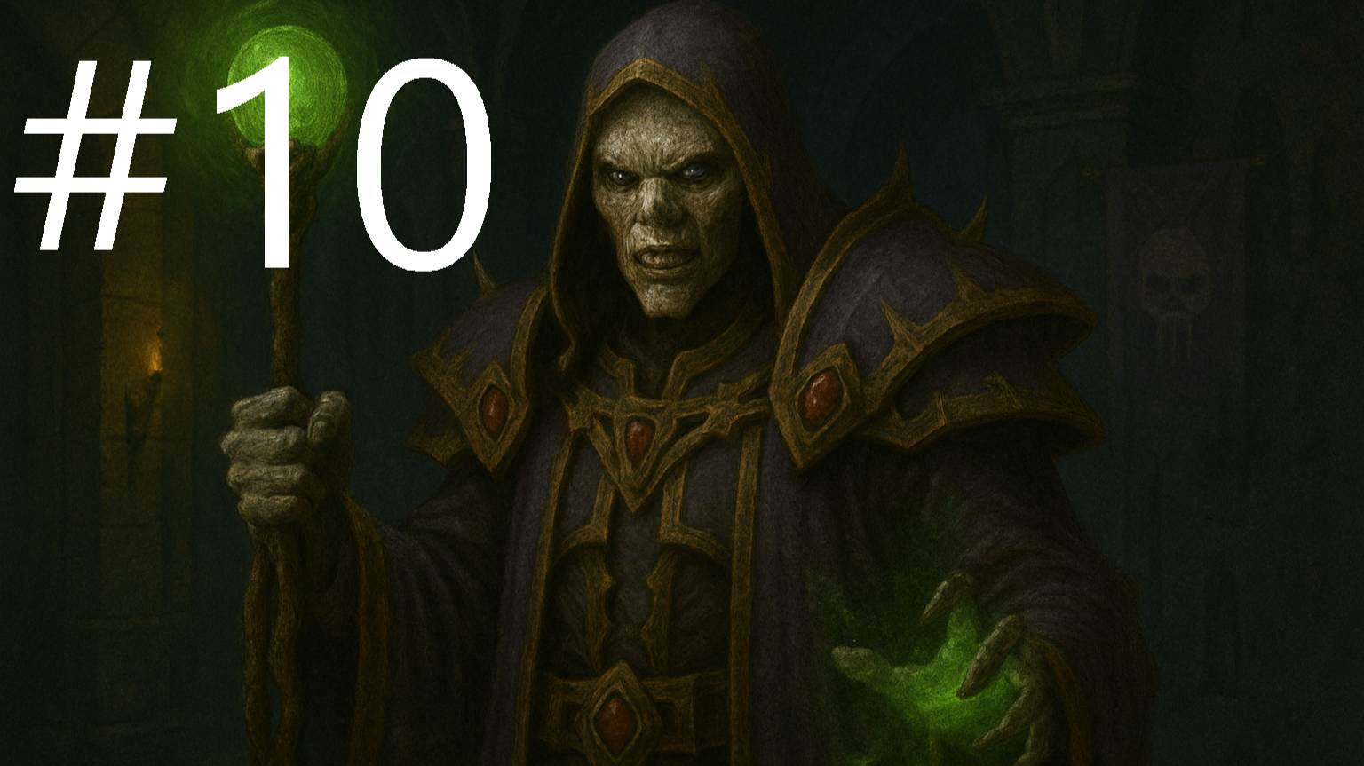 #10 Warcraft III Кампания нежити , повелитель тьмы,Пламя и лед