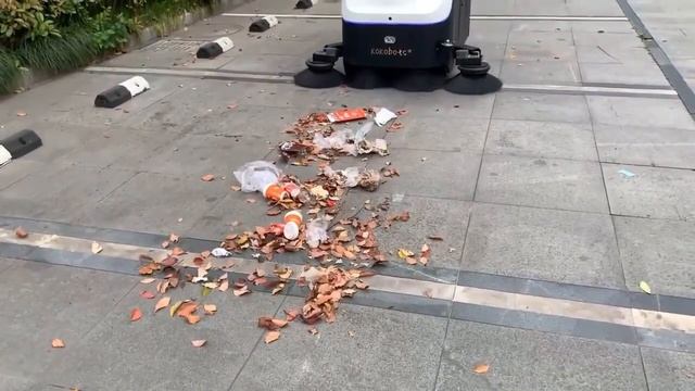 Kokobots S977 - интеллектуальная подметальная машина робот-пылесос для уборки улиц, дворов, парков.