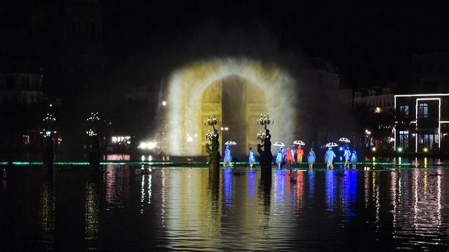 Шоу на воде на канале Венеция @ Вьетнам, о. Фукуок