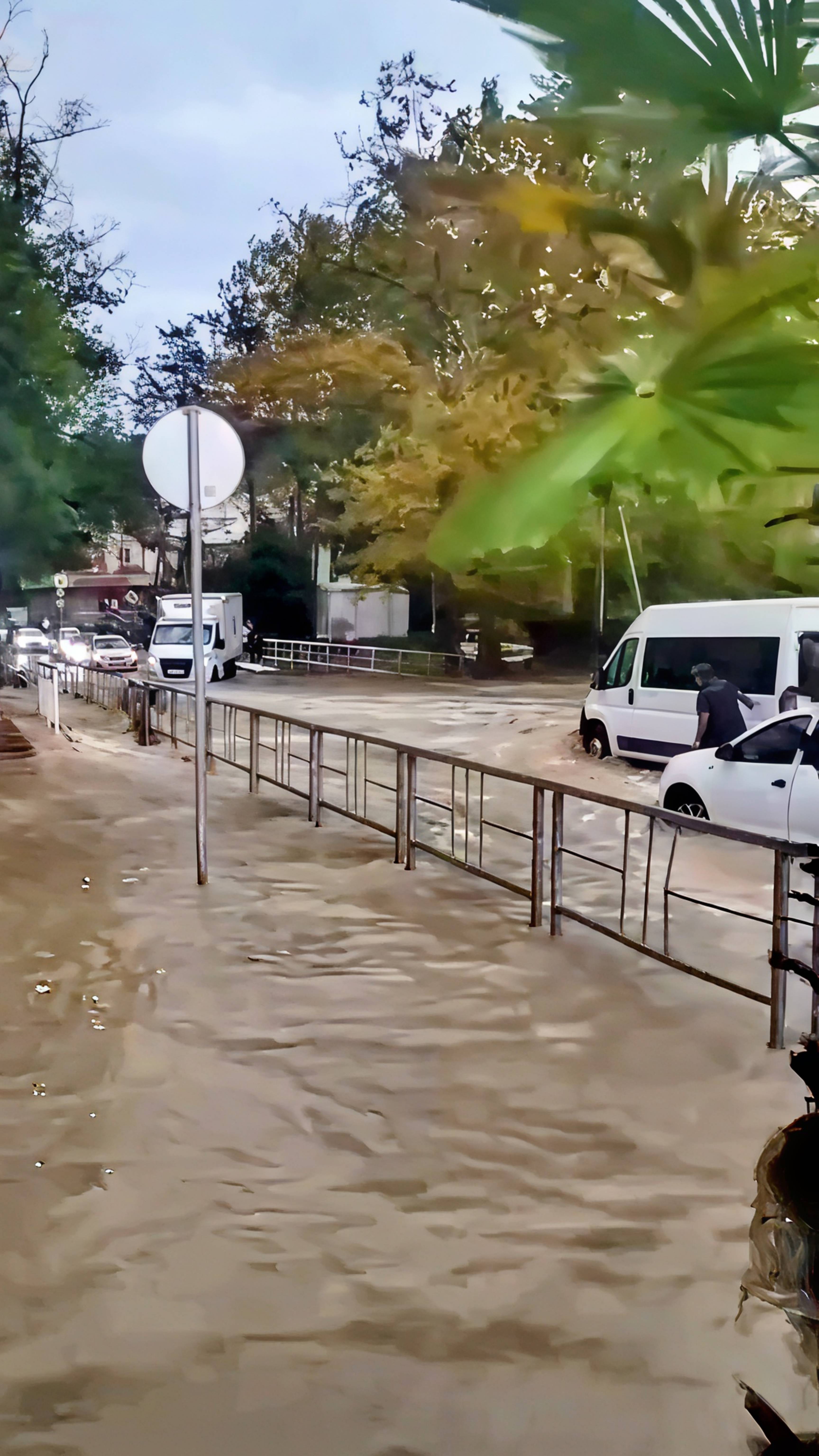 Затопило Сочи, на дорогах бурные реки🌧️🏞️