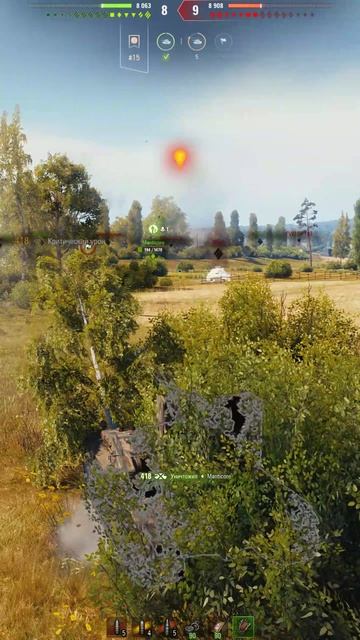 Откровенная доминация! • Grille 15 - 8 Фрагов 9.3K Урона #wot #Grille15 #миртанков #wotbestmoments