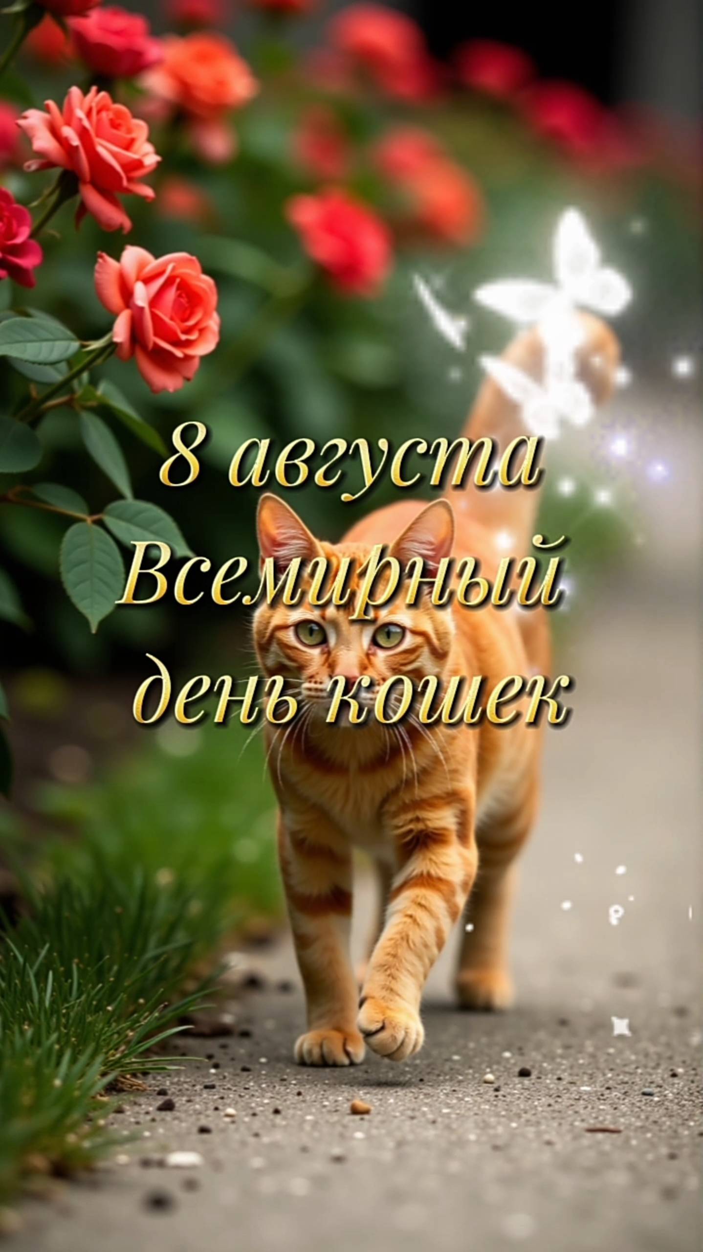 С Днём кошек - 8 августа