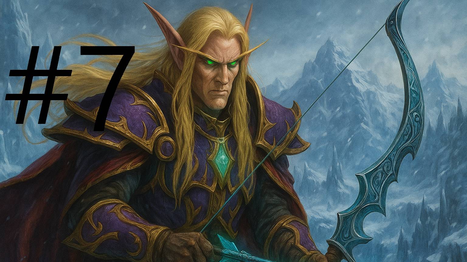 #7 Warcraft III Кампания ночных эльфов , Ужас из глубин. На руинах даларана