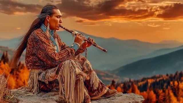 Янтарные отблески - Исцеляющая музыка Индейцев для расслабления и сна, звуки воды и птиц