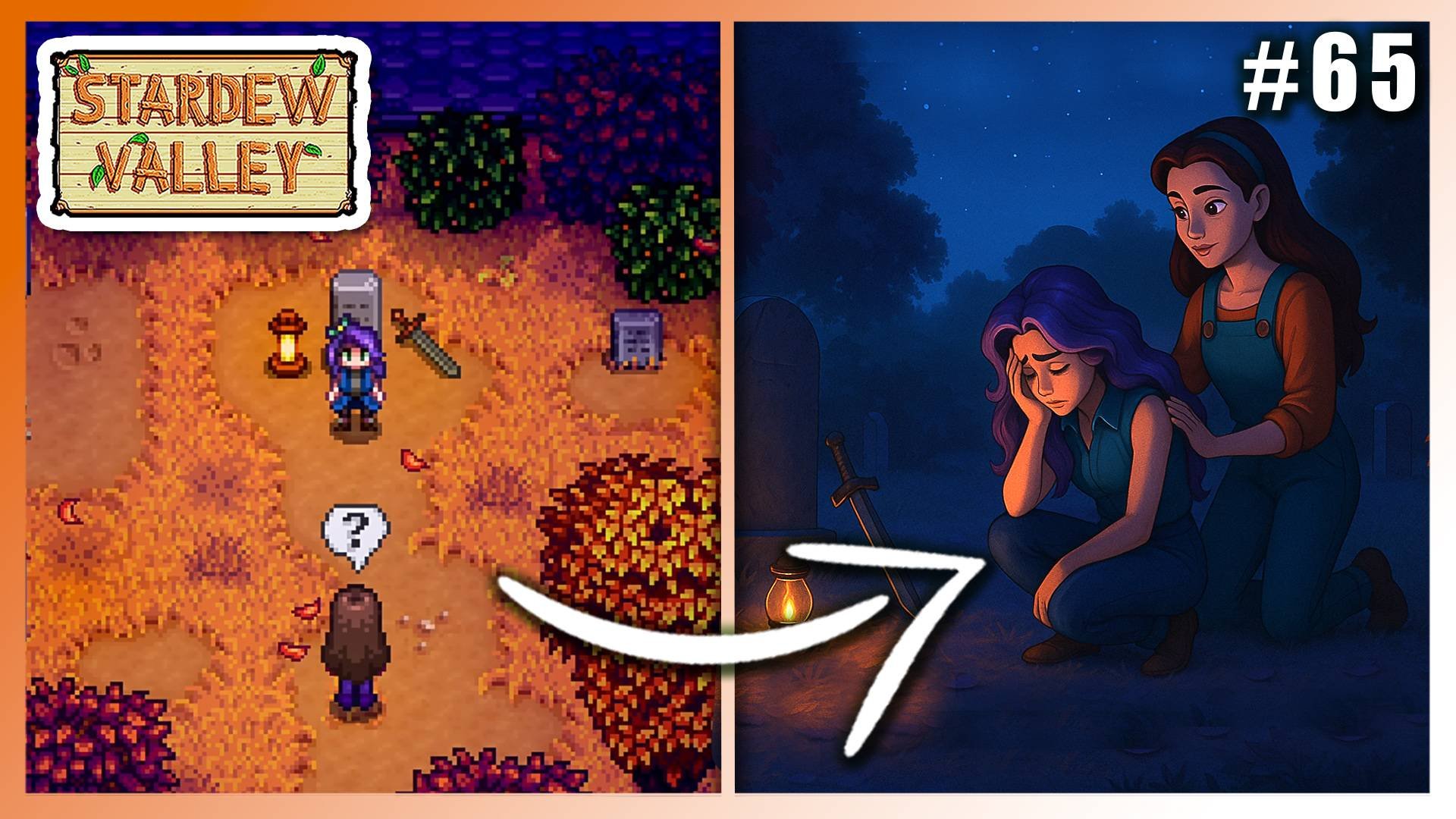 Stardew Valley 1.6 прохождение ► Что Абигейл делала на кладбище? ► 65