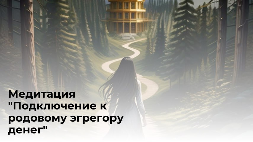 Медитация "Подключение к родовому эгрегору денег"