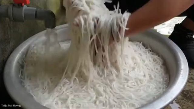 Recipe for mixed vermicelli, chicken, spring rolls – Homemade delicious food to sell at the market.