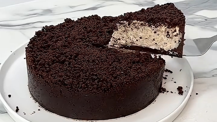 Торт «Каприз» без выпечки...🍰🍫😋    Рецепт в описании ✍️