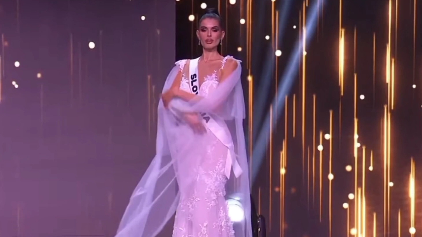 Сербия, Сингапур, Словакия, Сомали, Испания Вечернее платье на Мисс Вселенной 2024 (73)