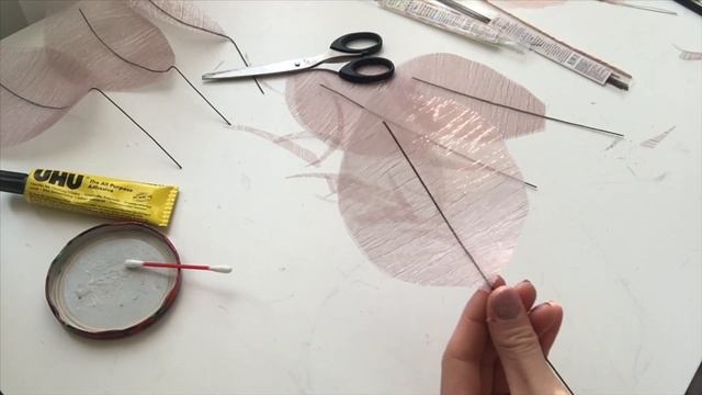 МК БОЛЬШИЕ ЦВЕТЫ ИЗ ОРГАНЗЫ\ТКАНИ\от шаблонов до стебля