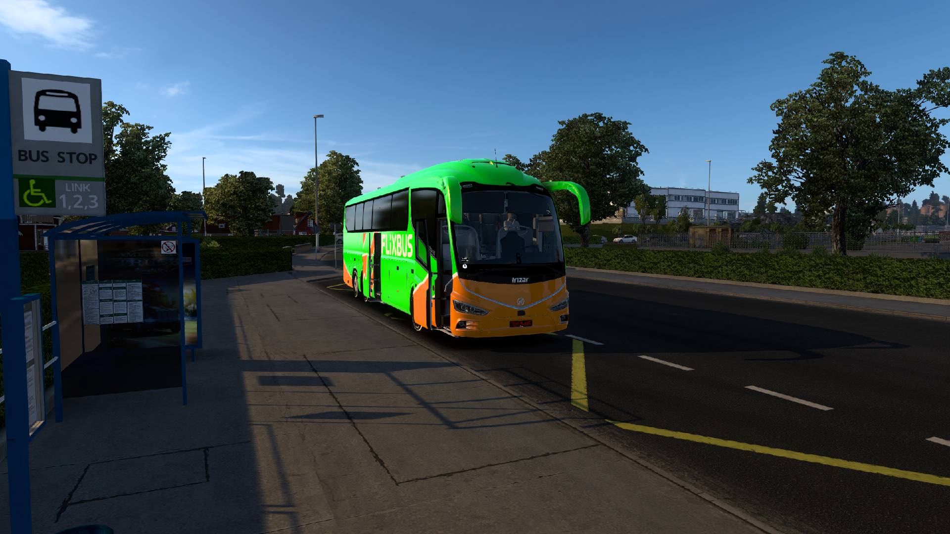 ETS2 Ilizar FlixBus Стангольм - Вильнюс