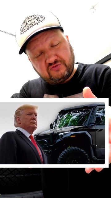 Трамп купил броневик!