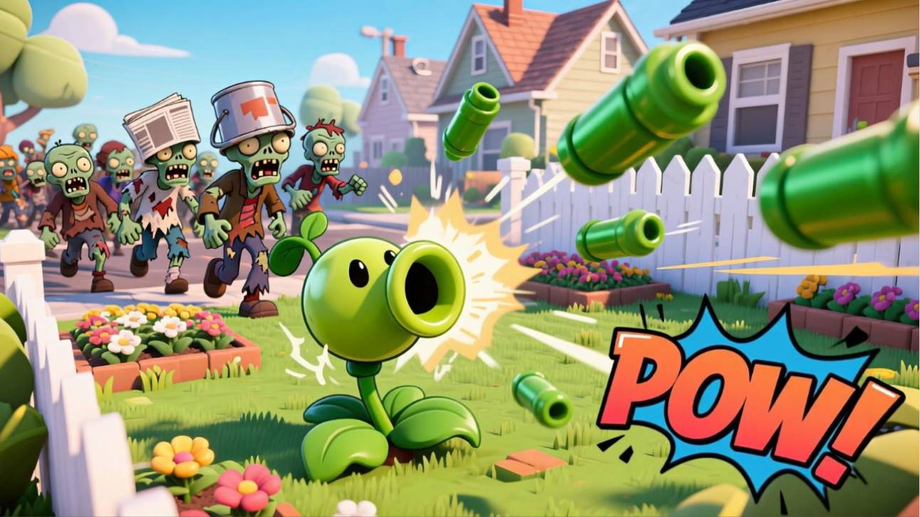 plants vs zombies 2 - прохождение 1# Начало