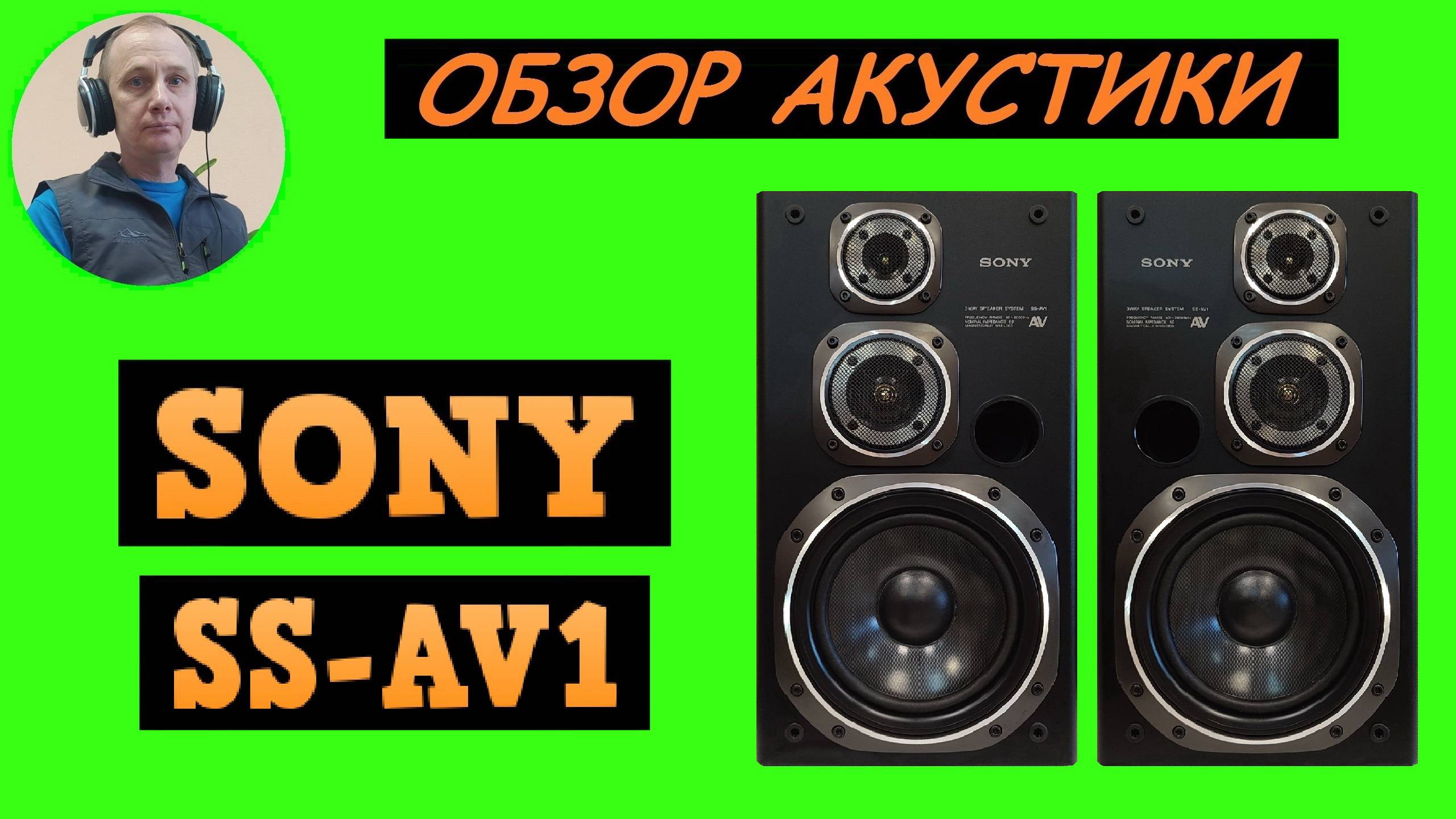 Обзор акустической системы SONY SS-AV1