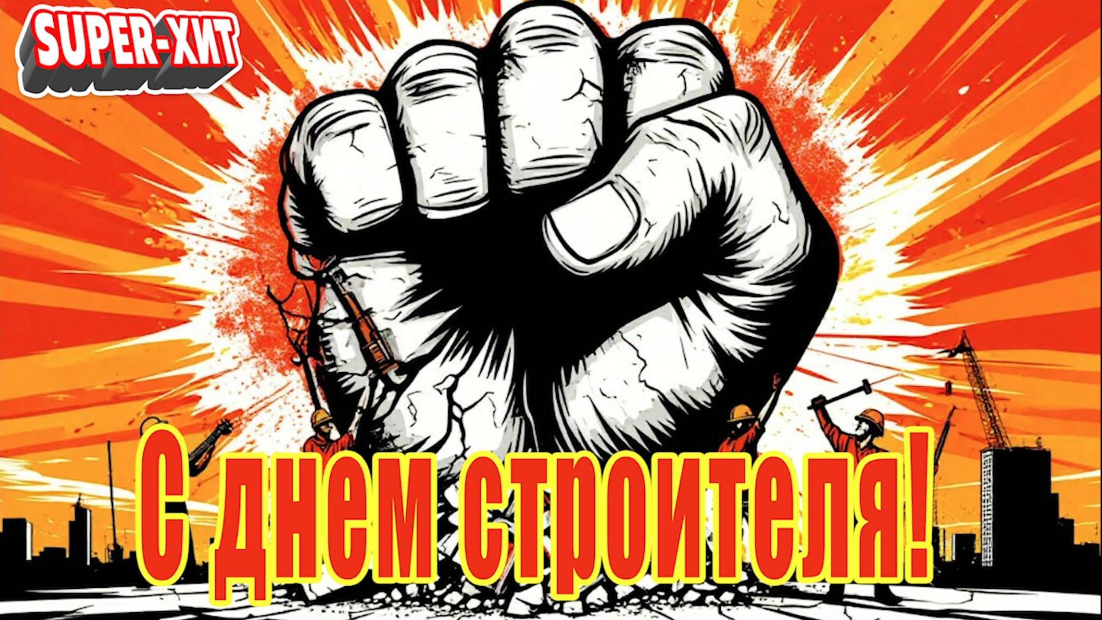 С днем строителя! (песня на заказ - Музыкальный апельсин)