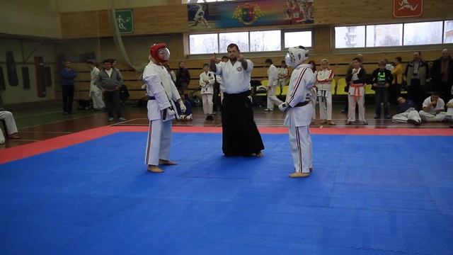 Спартакиада школьников по Косики каратэ 2013. Коровин vs Кондратьев