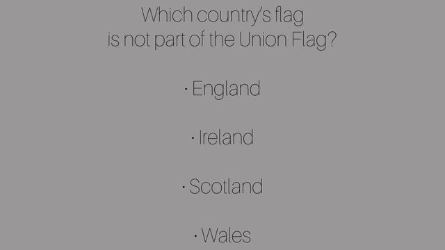 Life in the UK test Question 37