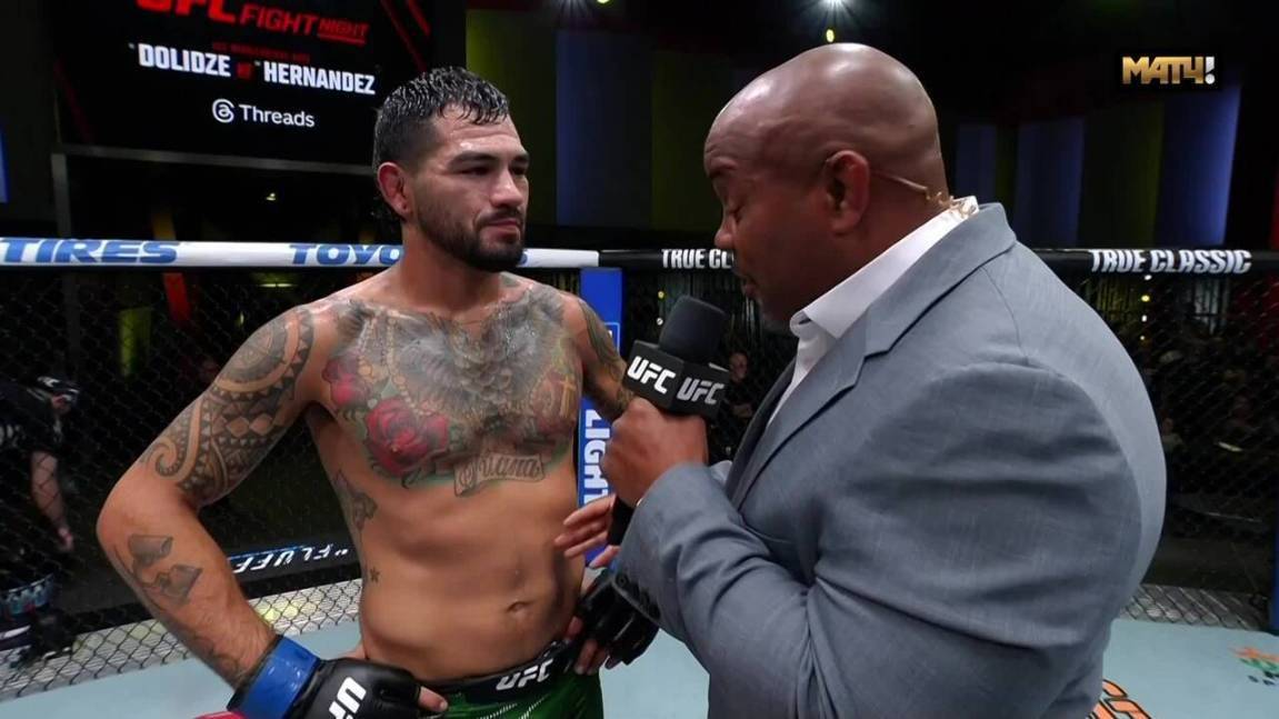 Интервью Энтони Эрнандеса после боя (видео). UFC