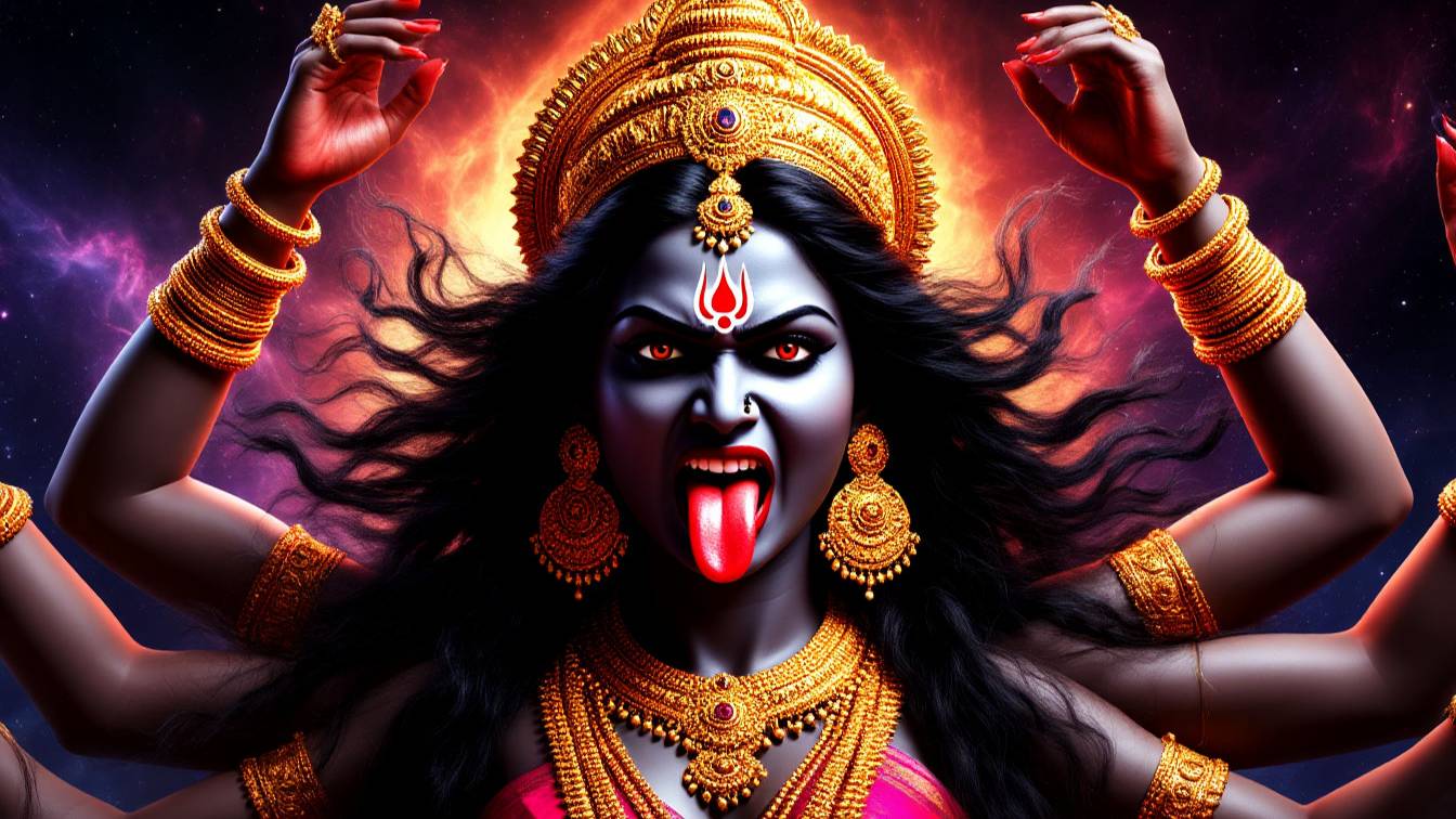 Мантра Божественной Силы и Защиты! 🔥 JAI MAA KALI & DURGE! Щит от Зла + Освобождение! 🙏⚔️💥🌺