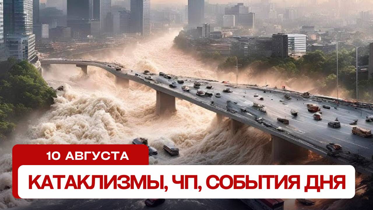 Катаклизмы за день 10.08.2025. Новости сегодня, ЧП, события дня!