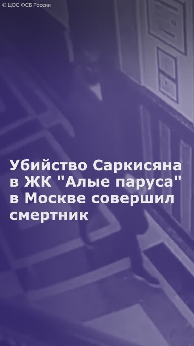 Убийство Саркисяна в ЖК "Алые паруса" в Москве совершил смертник