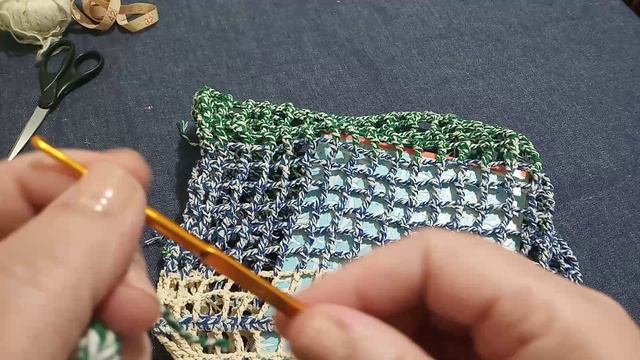 видео-показ сетка - сумка  Спонтанная 3