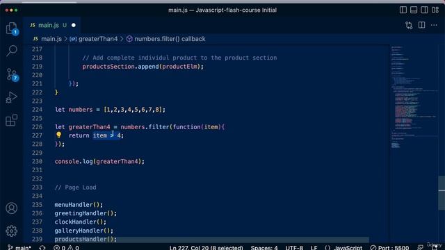 5. The Array Filter Method