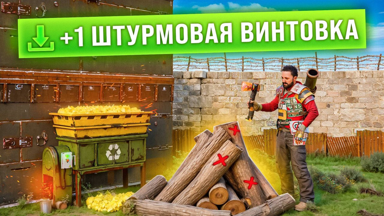 Раст, но за ФАРМ мне Дают Рандомные ПРЕДМЕТЫ! 😰 в Раст/Rust