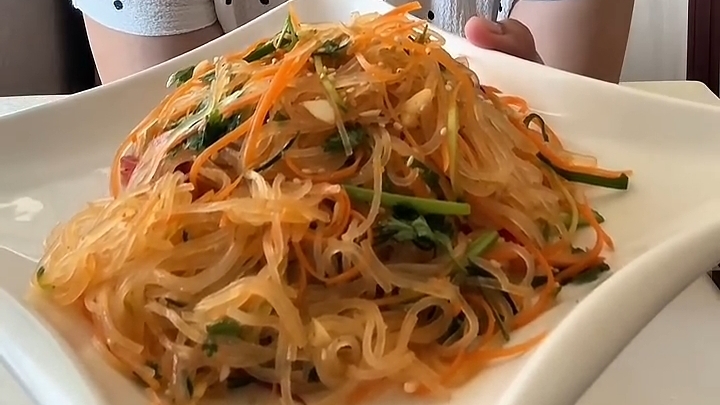 ФУНЧОЗА из лапши бобов Мунг...🥗🍝😋    Рецепт в описании ✍️