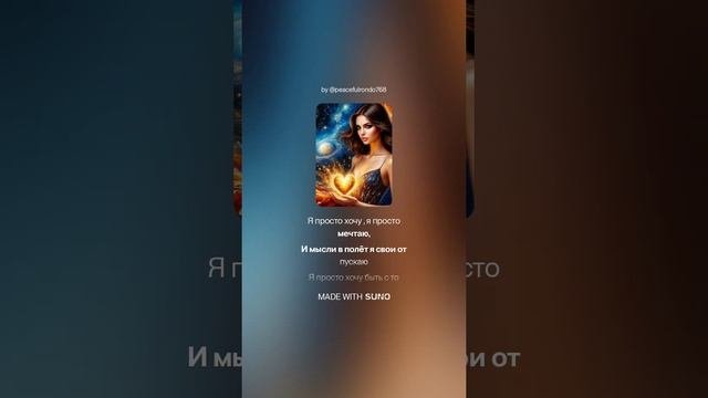 Я просто хочу (ж+дрим_поп).На слова Ольги Варламовой 71 от 09.08.2025 г.