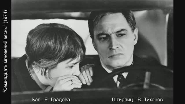 Актёры кино: В. Тихонов, И. Мирошниченко, Е. Матвеев, О. Остроумова, А. Джигарханян, Л. Удовиченко.