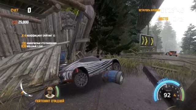 FlatOut 4 Total Insanity 12 Прохождение , 6 игра играю в режиме FlatOut .