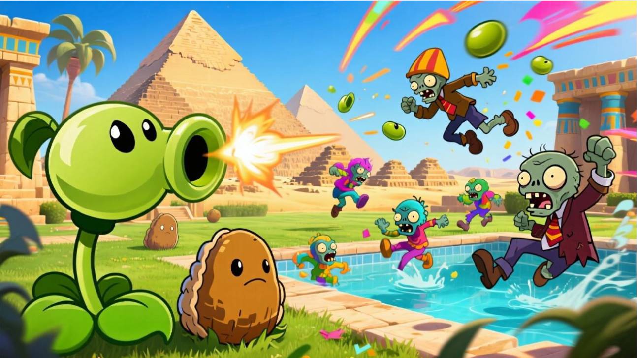 plants vs zombies 2 прохождение 4# проходим ежедневное испытание