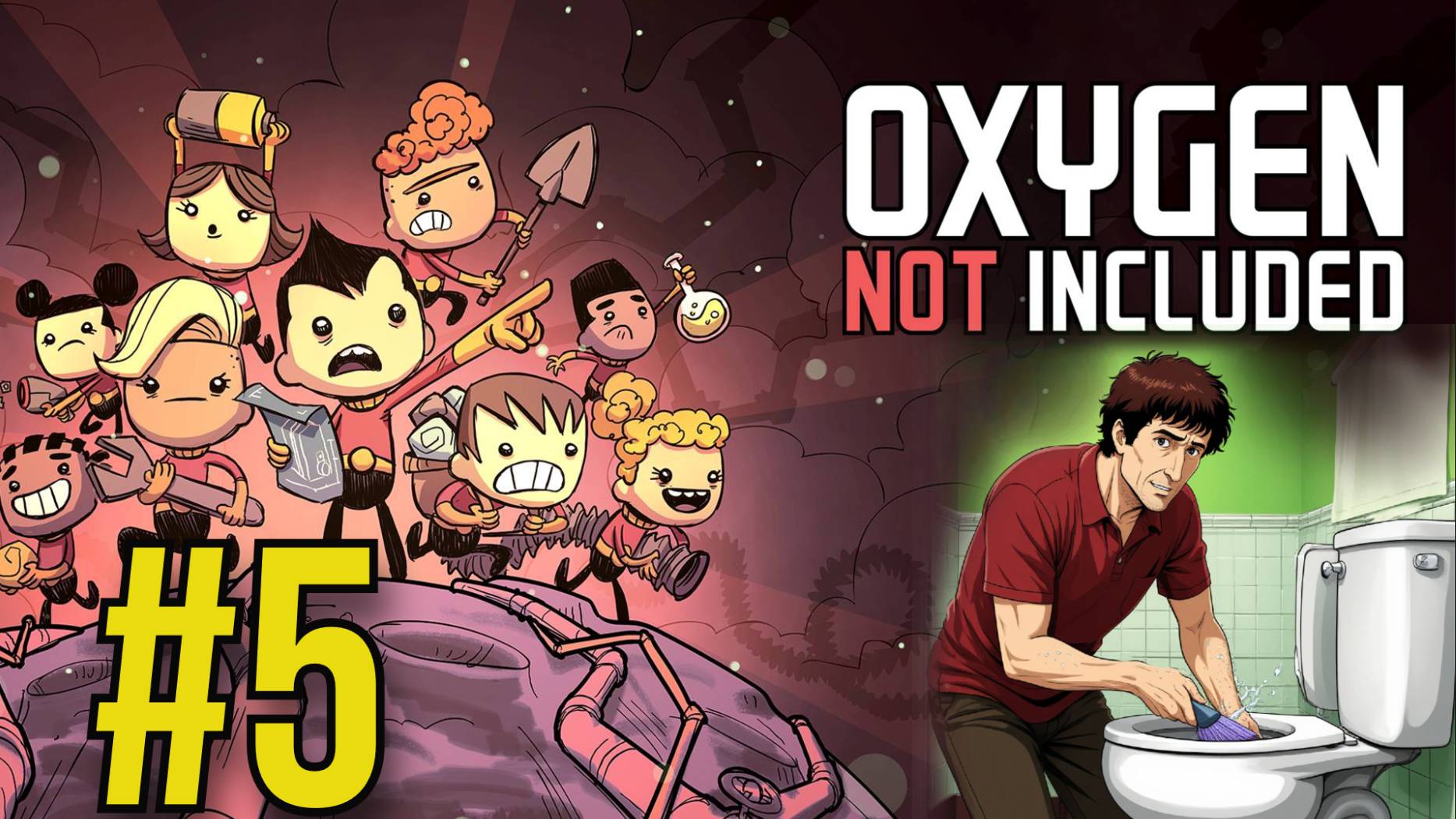 Oxygen Not Included (2025) Прохождение ч5 лестница