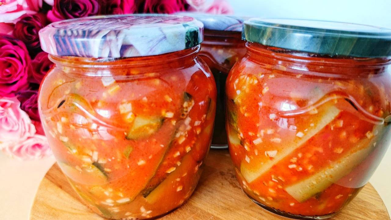 Огурцы в томате на зиму