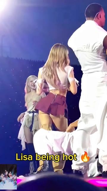 Rose reaction to Lisa #blackpink #jump #rosé #kpop