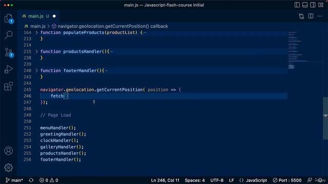 12. The Fetch API