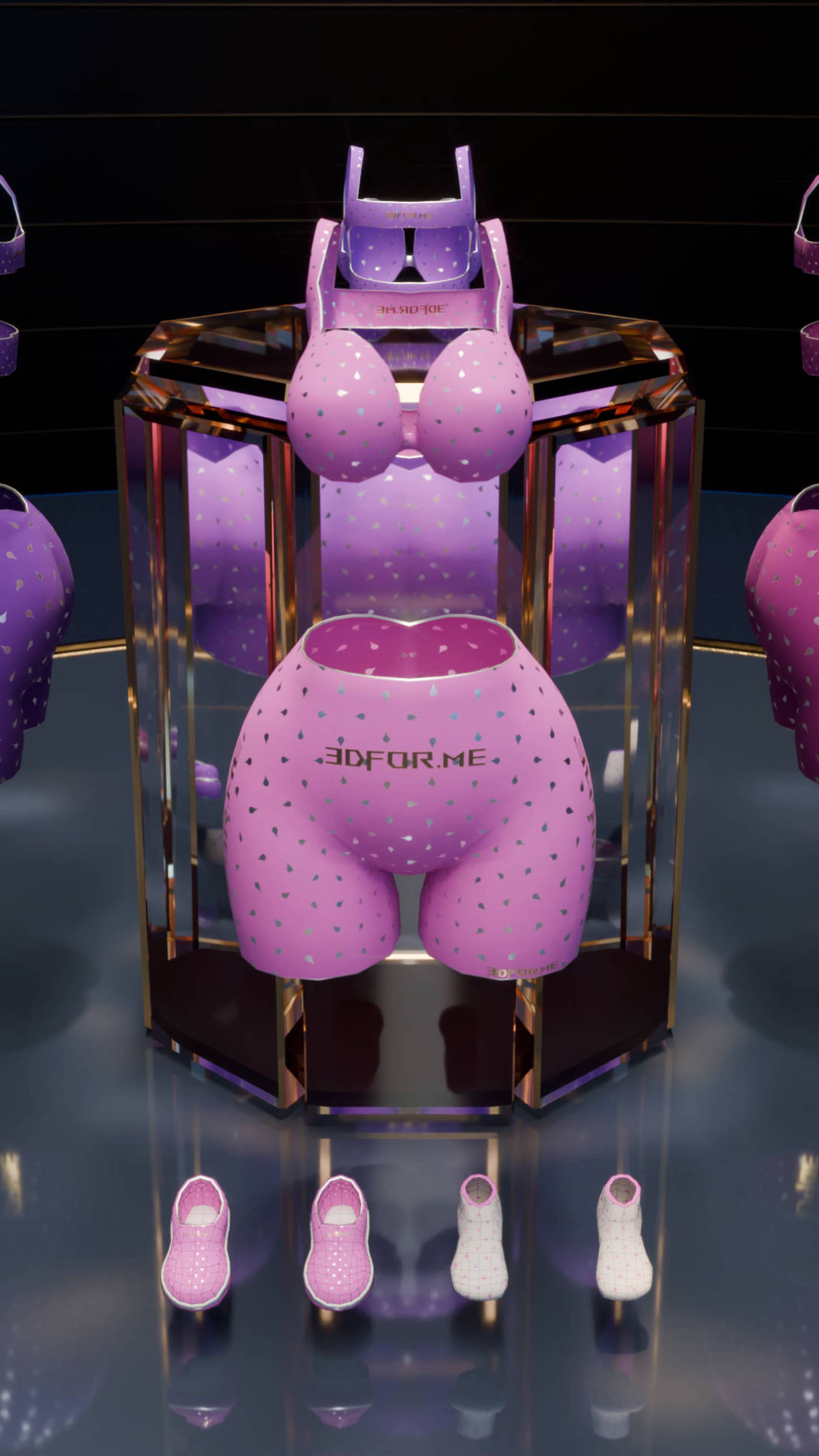 Гламурные текстуры для 3D персонажа