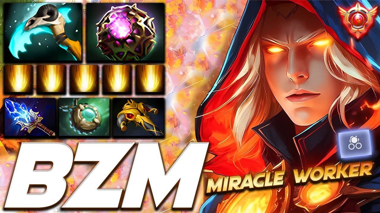 Божий Дар на сигнатурном Инвокере.BZM Invoker Miracle Wizard